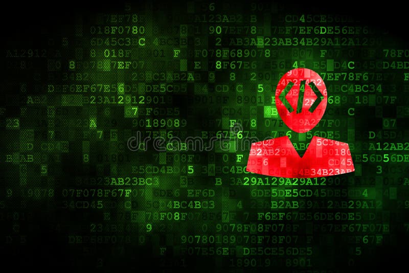 Database Concept: Database on Digital Data Paper Background Stock ...