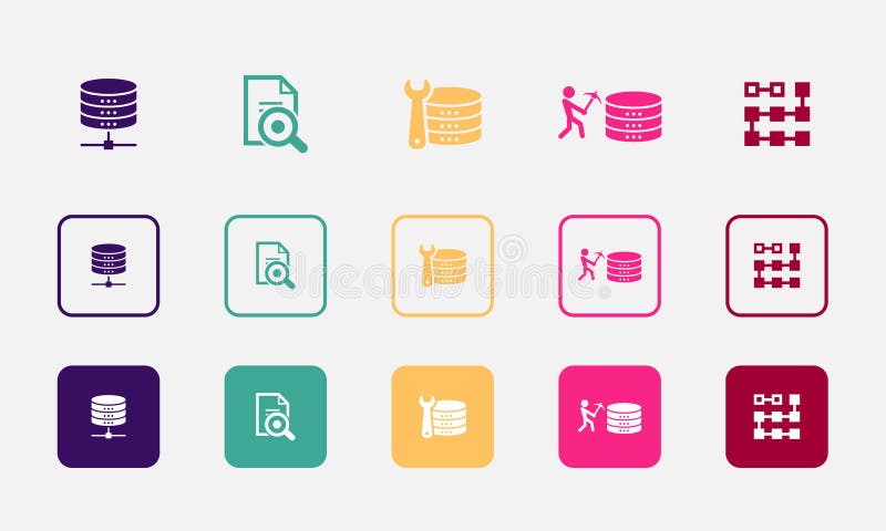 Database Clustering Stock Illustrations – 134 Database Clustering Stock ...