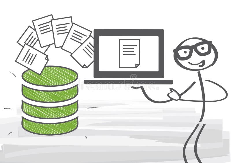 Management Information System, MIS Stock Illustration - Illustration of ...