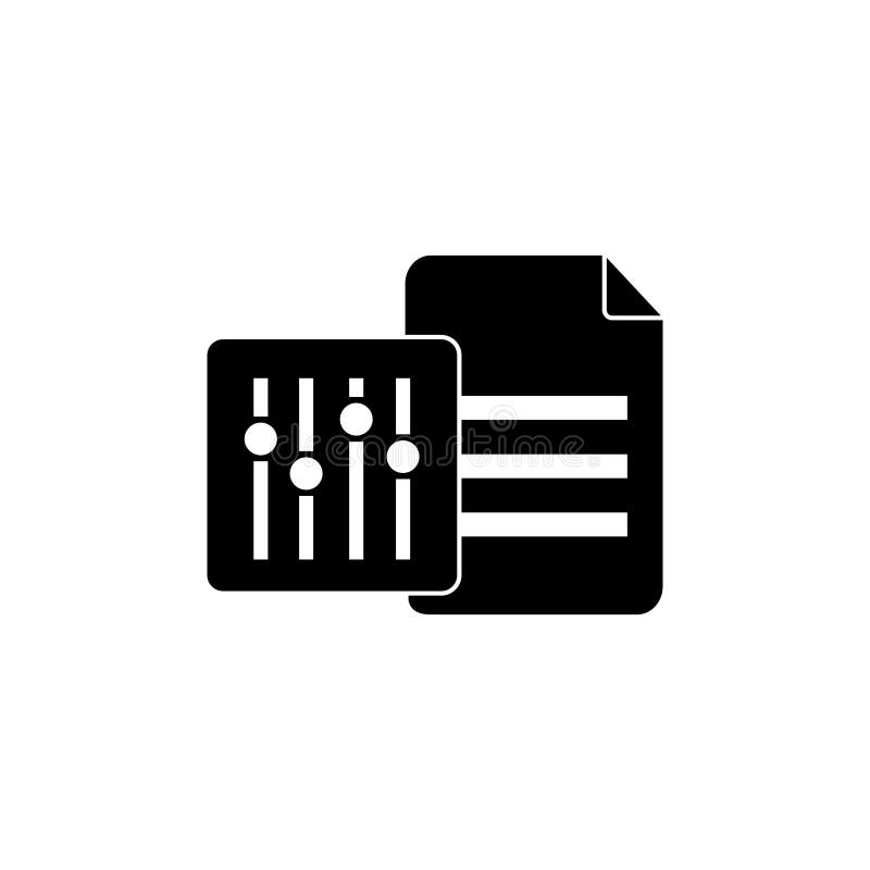 Database Data Management Setting Option Solid Style Icon for Web ...