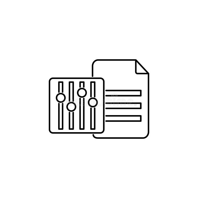 Database Data Management Setting Option Stoke Outline Icon for Web ...