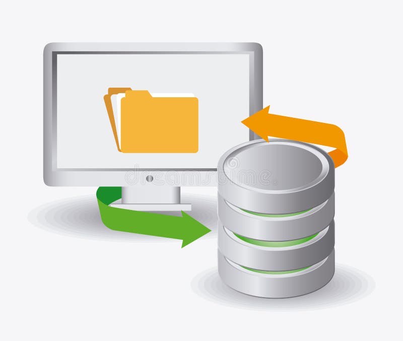 Database Design, Vector Illustration. Stock Vector - Illustration of ...