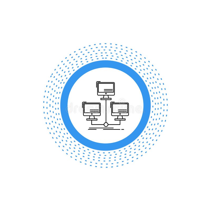 Distributed Computer Network Stock Illustrations – 2,062 Distributed ...
