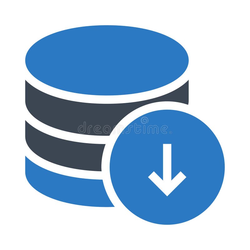Database Add Glyphs Icon . Elements for Mobile Concept and Web Apps ...