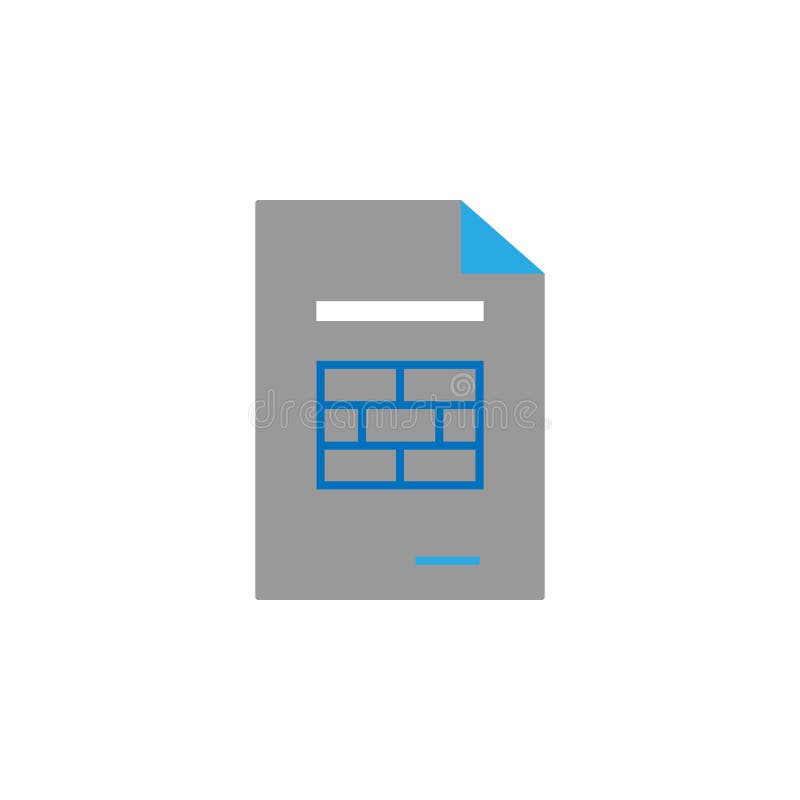 Database and Excel Icon. Element of User Interface Icon for Mobile ...