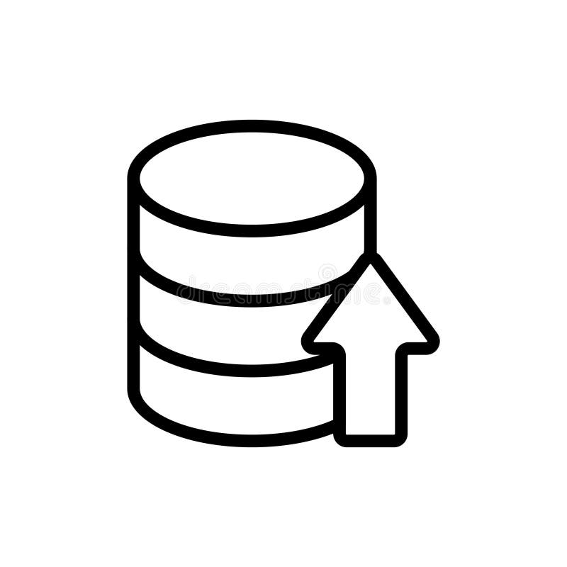 Database flat icon stock vector. Illustration of concept - 102673265