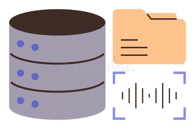 Digital Database Stack Stock Illustrations – 2,070 Digital Database ...