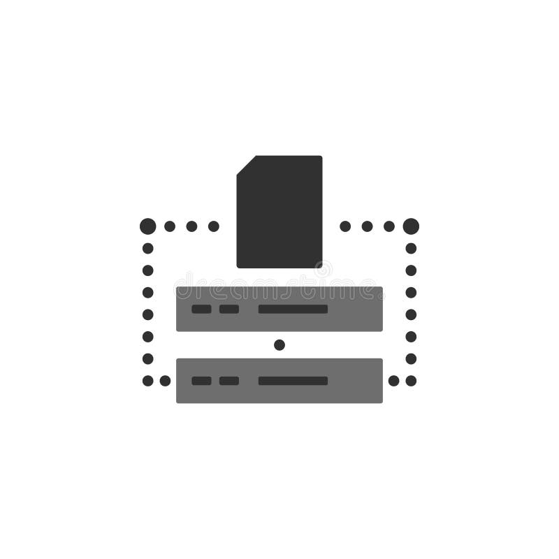 Folder . Element of Web Icon in Badge Style Stock Illustration ...