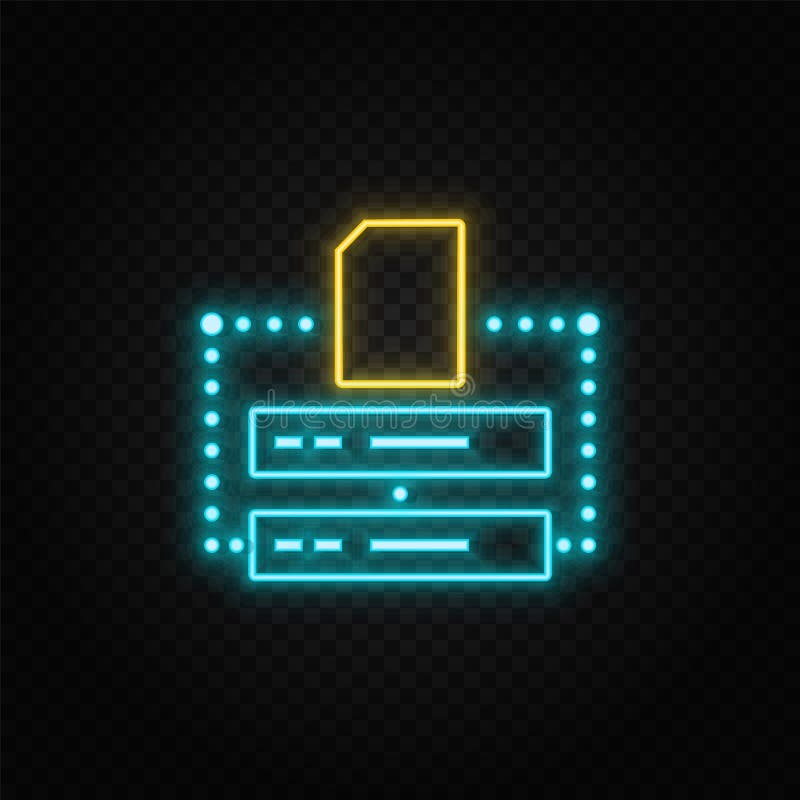 Icon Neon Folder Stock Illustrations – 3,125 Icon Neon Folder Stock ...