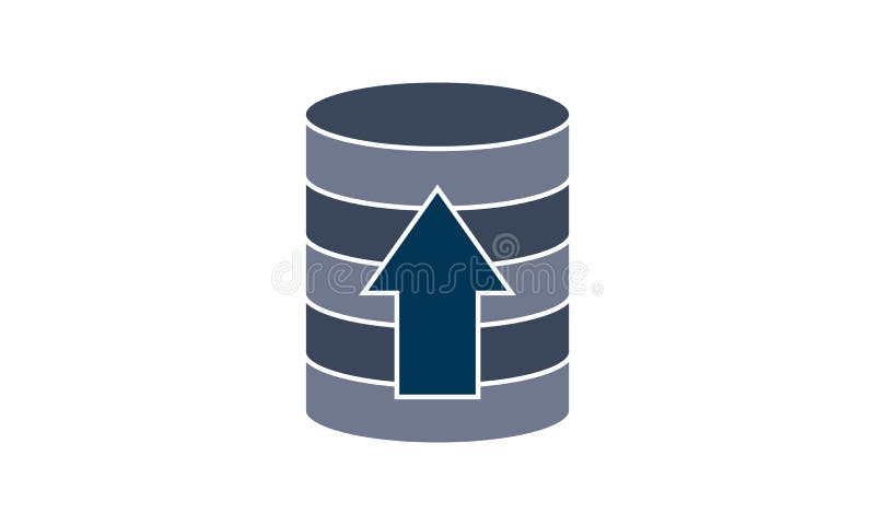 Database System Icon Set Vector Illustration Stock Illustration ...