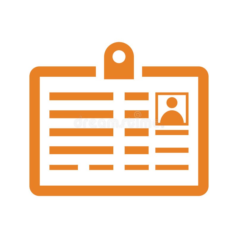 Database, Human, Resources Icon. Orange Vector Graphics Stock ...