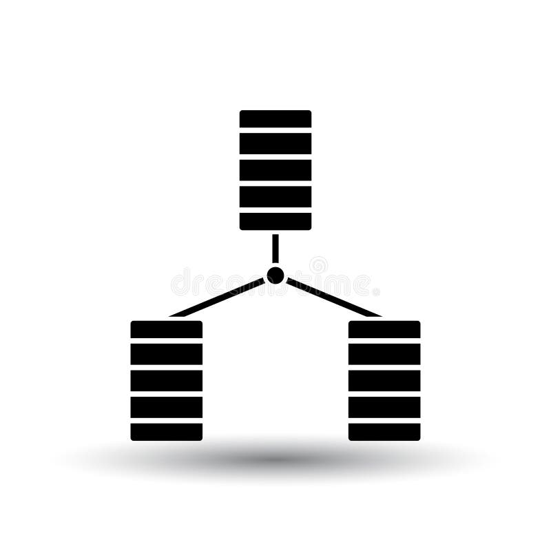 Database Icon stock vector. Illustration of sign, icon - 145642068