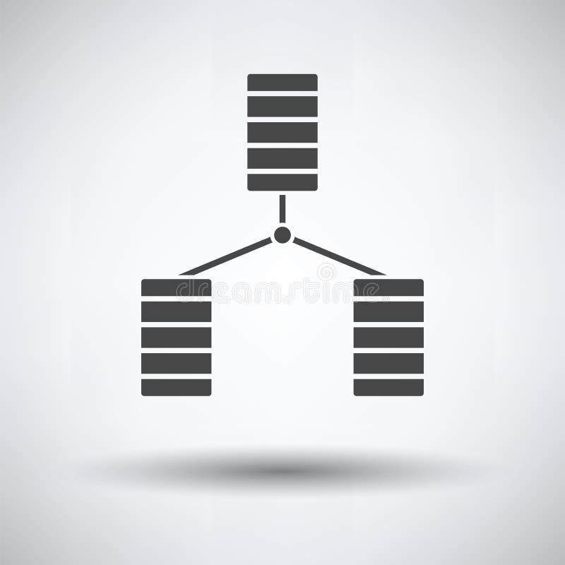 Database Icon stock vector. Illustration of gray, datacenter - 144222054