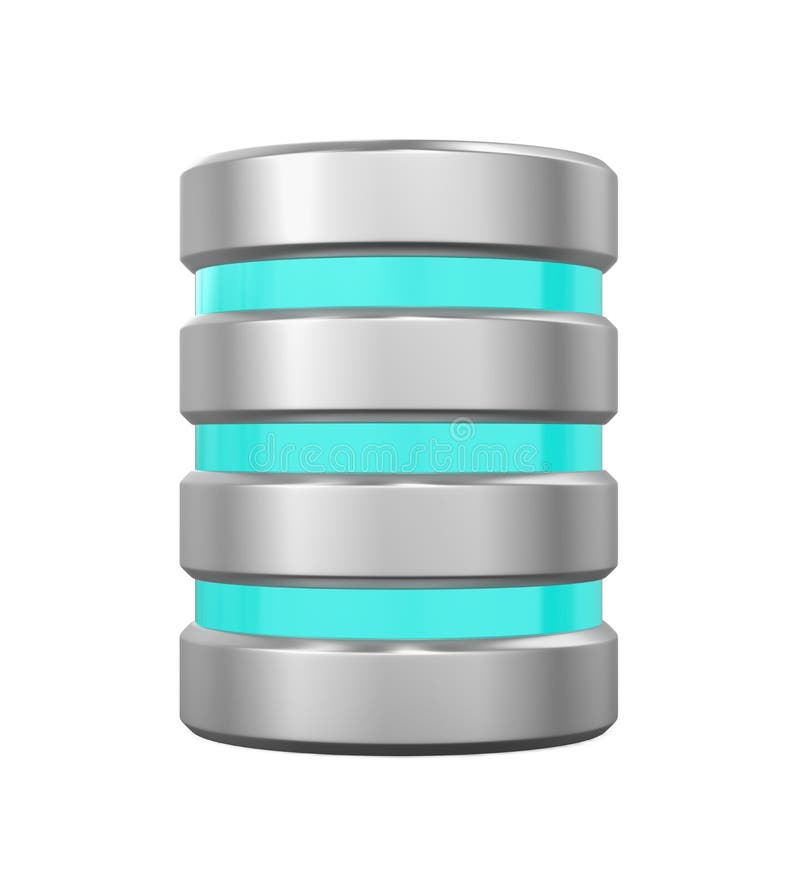 Database Icon Isolated stock illustration. Illustration of network ...