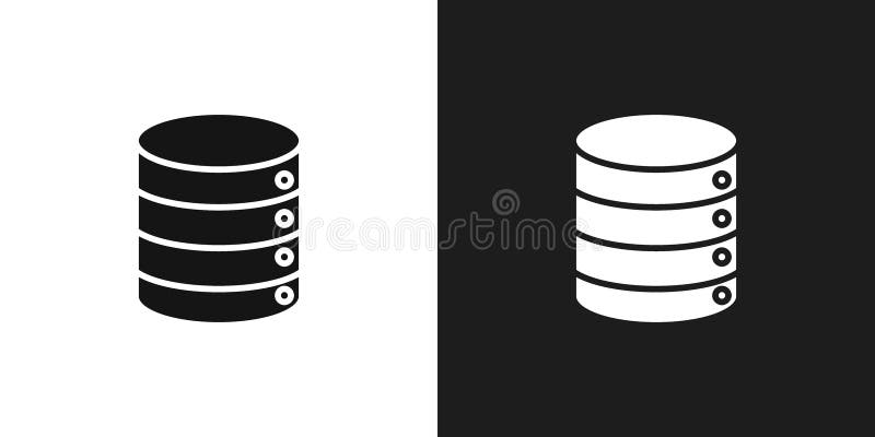 Database Icon Logo Set Vector Stock Vector - Illustration of access ...