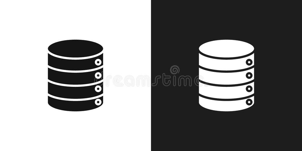 Database Icon Logo Set Vector Stock Vector - Illustration of access ...