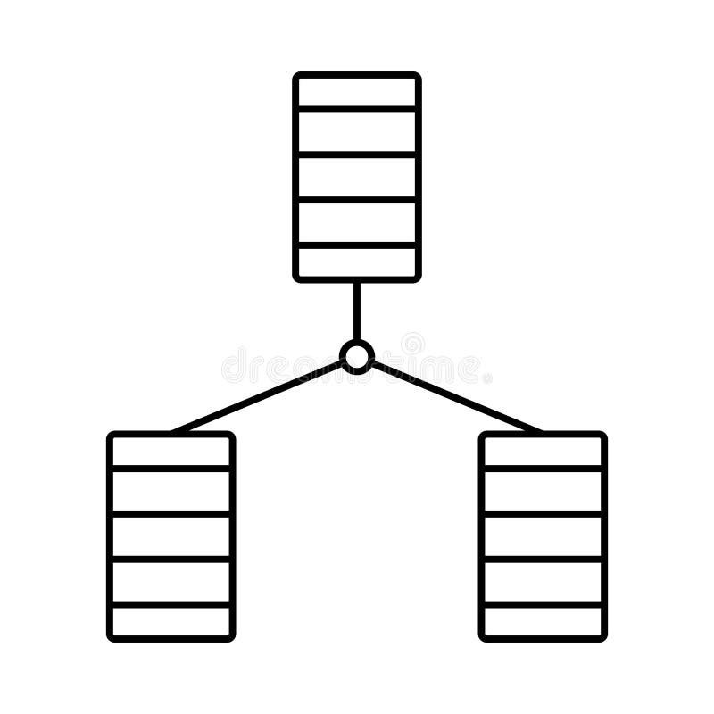 Database Icon stock vector. Illustration of internet - 150093772