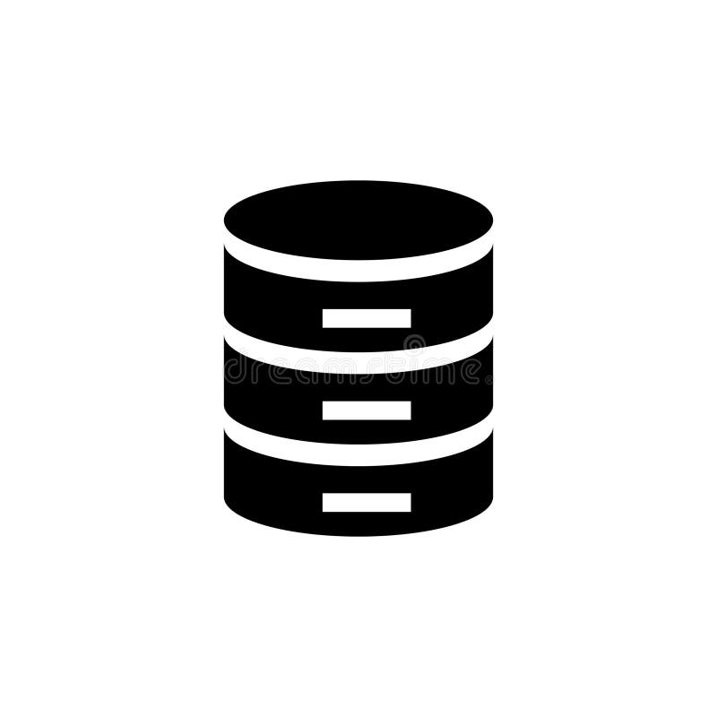 Database Icon . Database Vector Icon Stock Vector - Illustration of ... Database Icon . Database Vector Icon Stock Vector - Illustration of ...