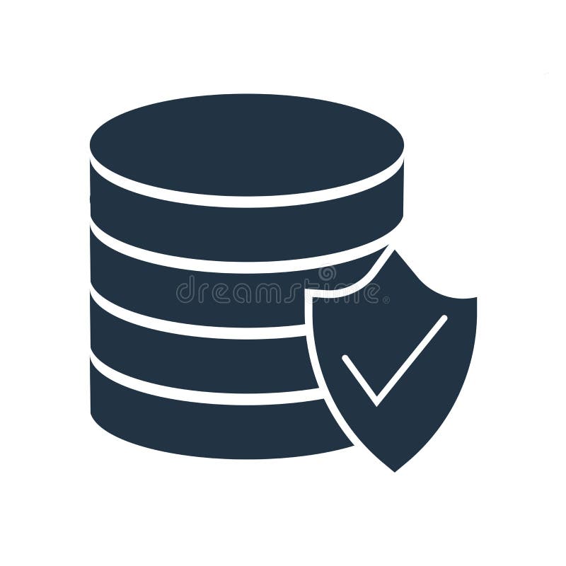 Database Icon. Trendy Database Logo Concept on White Background Stock ...