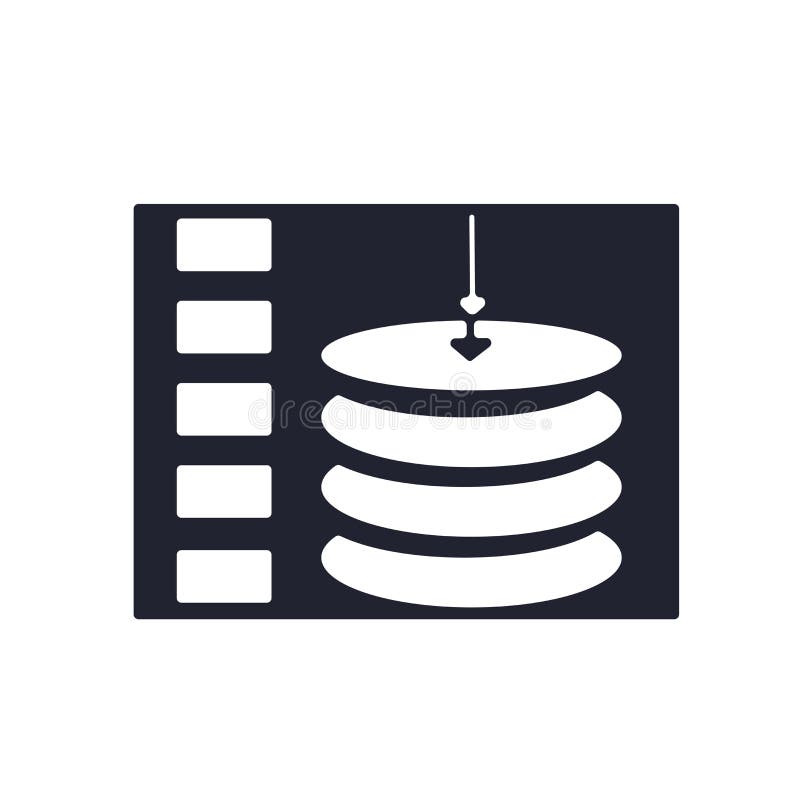 Database Icon Vector Sign and Symbol Isolated on White Background ...