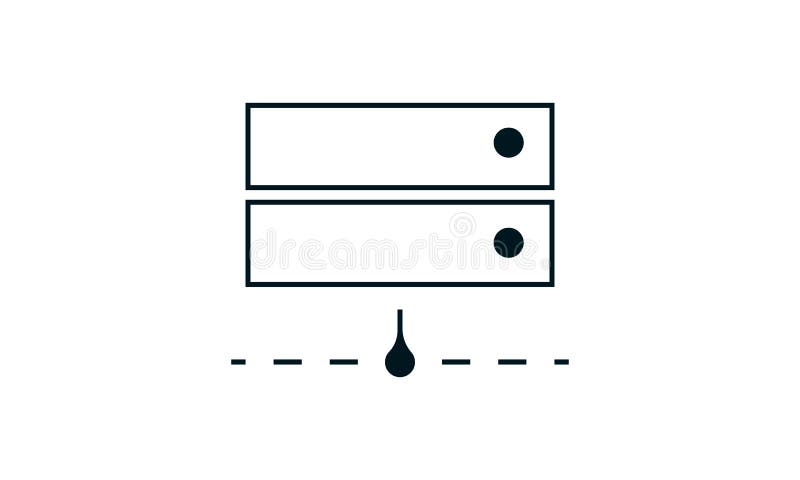 Database Icon Vector. Simple Flat Symbol. Perfect Pictogram ...