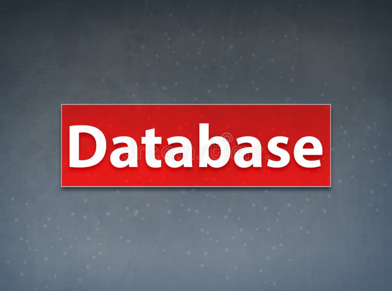 Database Red Banner Abstract Background Stock Illustration ...