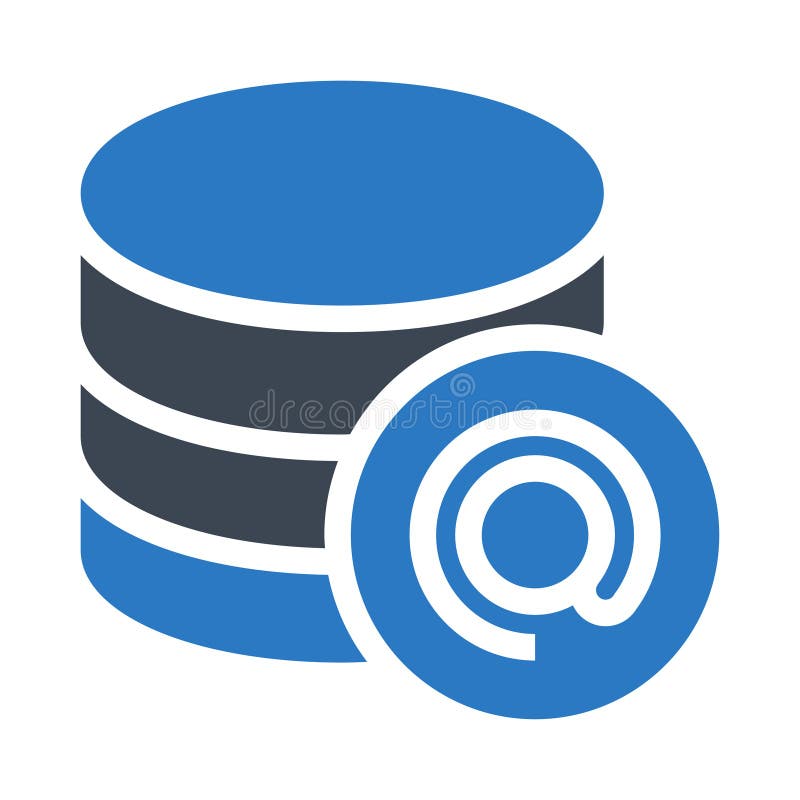 Database Add Glyphs Icon . Elements for Mobile Concept and Web Apps ...