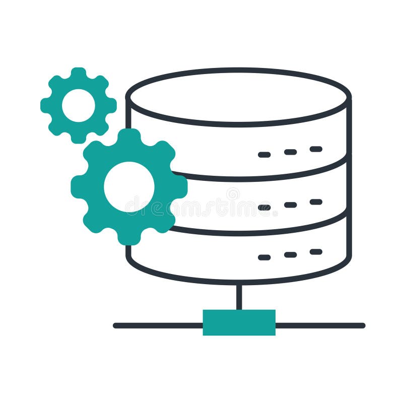 Database Management System Technology Illustration Stock Vector ...