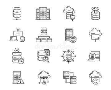 Storage Pictograms Stock Illustrations – 4,297 Storage Pictograms Stock ...