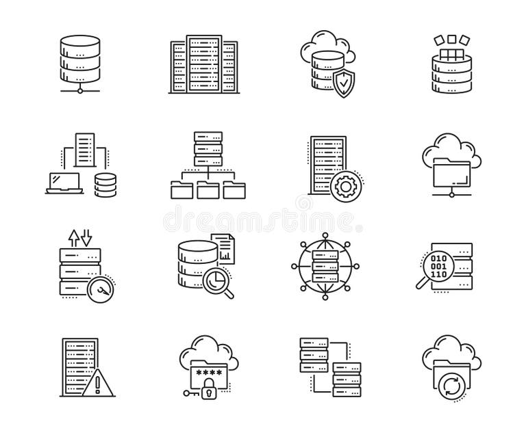 Storage Pictograms Stock Illustrations – 4,304 Storage Pictograms Stock ...