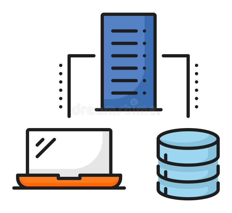 Database Pictogram Stock Illustrations – 16,751 Database Pictogram ...