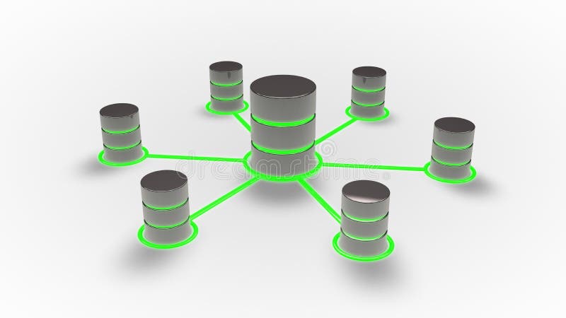 Green Datacenter stock illustration. Illustration of internet - 20450834