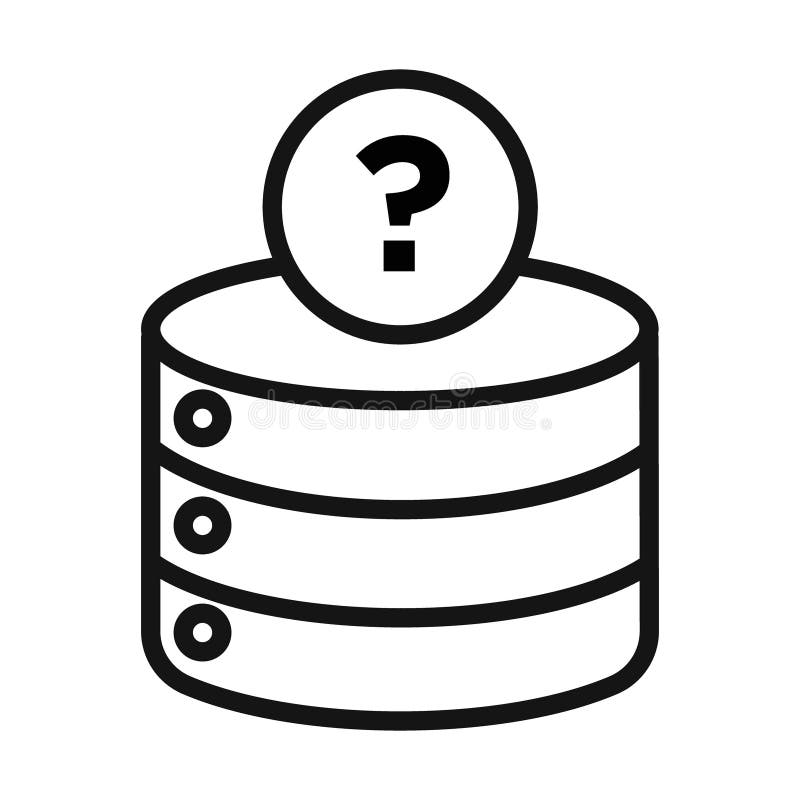Database Query Icon Mark in Filled Style Stock Vector - Illustration of ... Database Query Icon Mark in Filled Style Stock Vector - Illustration of ...
