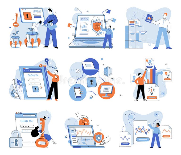 Safeguarded Data Stock Illustrations – 48 Safeguarded Data Stock ...