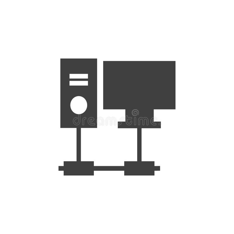 Database Server Computer Vector Icon Element Of Data For Mobile