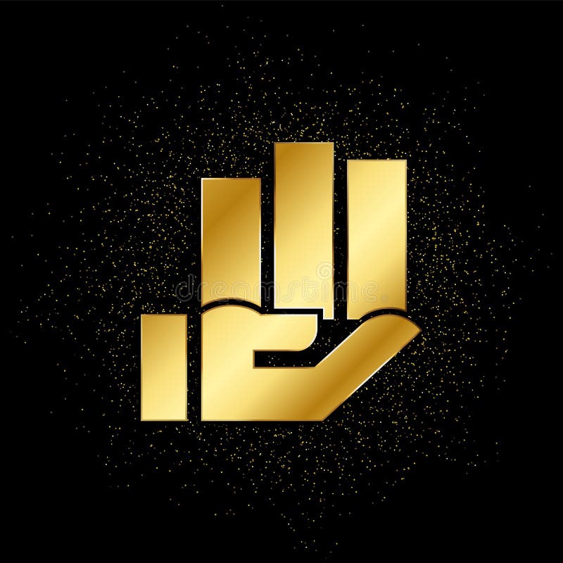 Database, Server, Data Gold Icon Stock Illustration - Illustration of ...