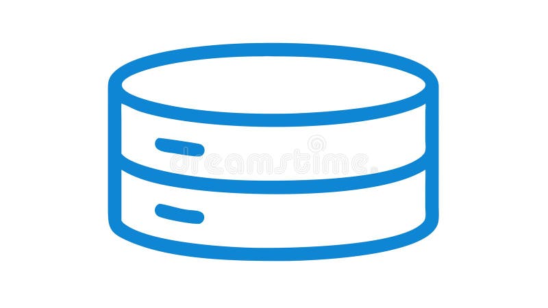 Database Server Icon Vector Graphic, Data Storage Cloud Computing Symbol, Vector Design ...