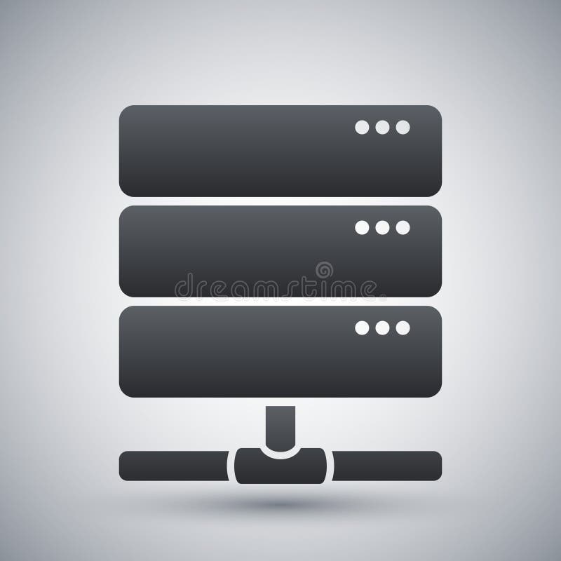 Vector Database Server Icon Stock Vector - Illustration of networking ... Vector Database Server Icon Stock Vector - Illustration of networking ...