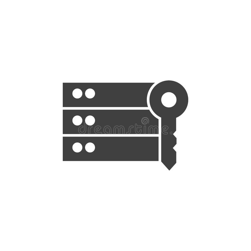 Server Key Security Illustration Design Stock Illustration ...