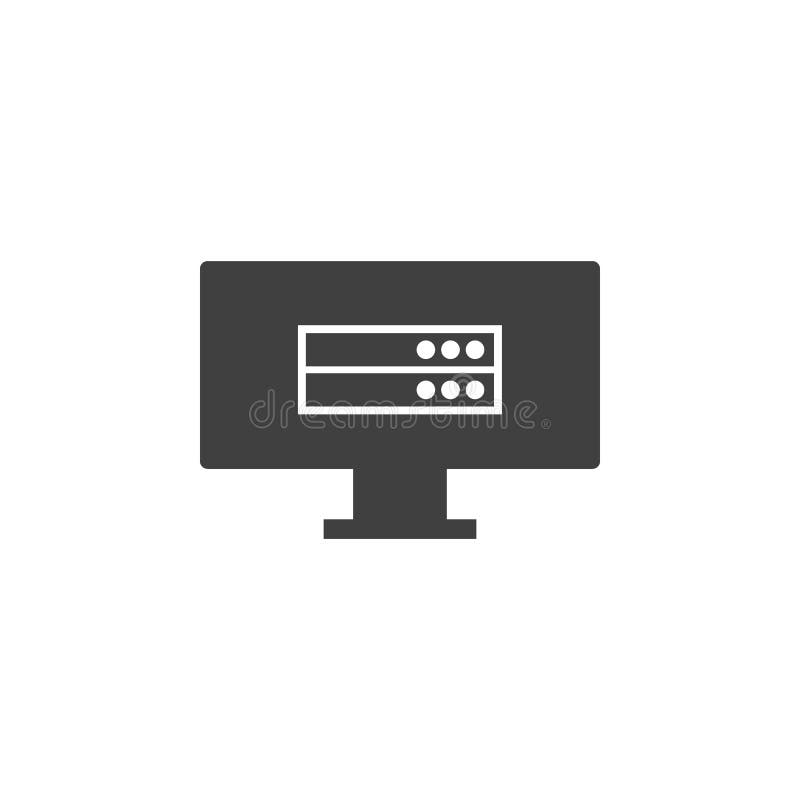 Database Server Vector Icon Element Of Data For Mobile Concept And Web Apps Illustration Stock