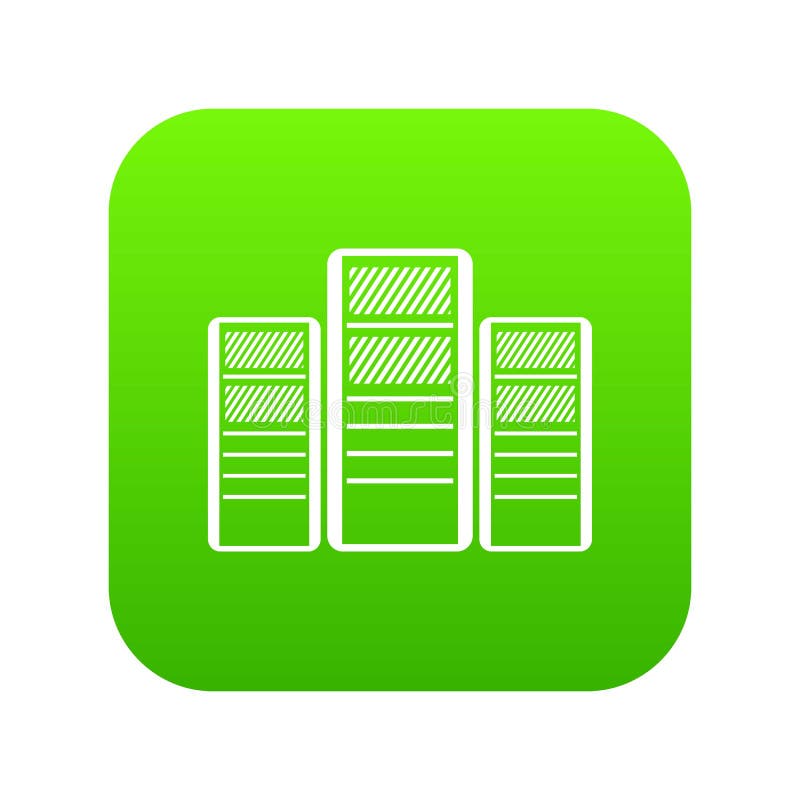 Connect To Servers Icon, Outline Style Stock Vector - Illustration of ...