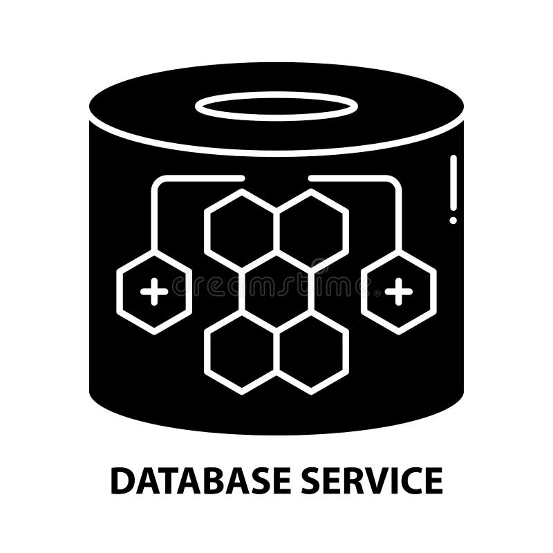 Service Center Symbol Icon, Black Vector Sign with Editable Strokes ...