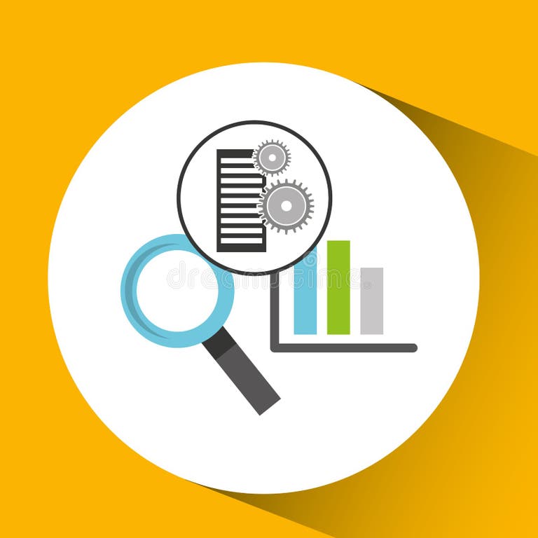 Database Setting Statistical Optimized Icon Stock Vector - Illustration ...