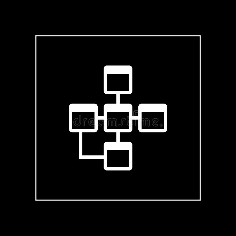 Database Sign Icon. Relational Database Schema. Vector Stock Vector ...