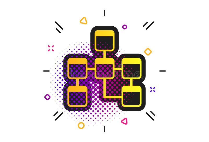 Database Sign Icon. Relational Database Schema. Vector Stock Vector ...