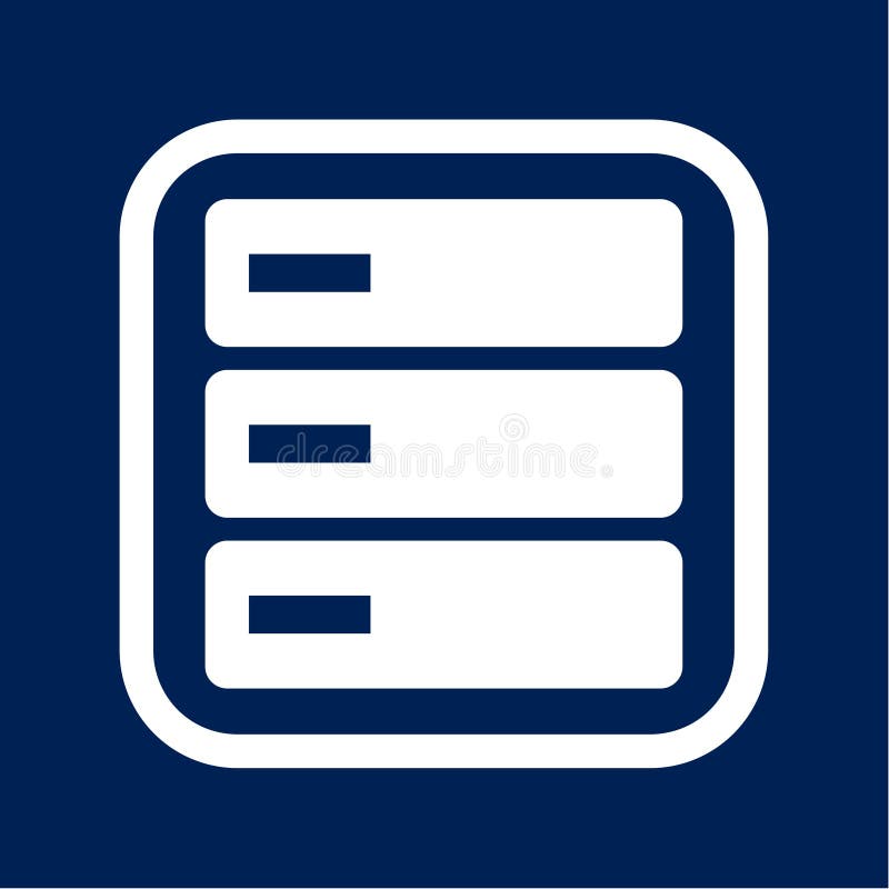 Database Sign Icon, Database Icon Stock Vector - Illustration of global ...