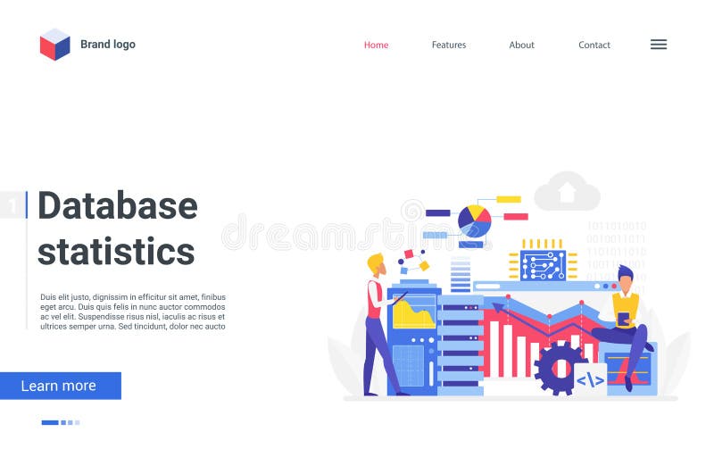 Database Statistics Landing Page, People Organize Files, Work with ...