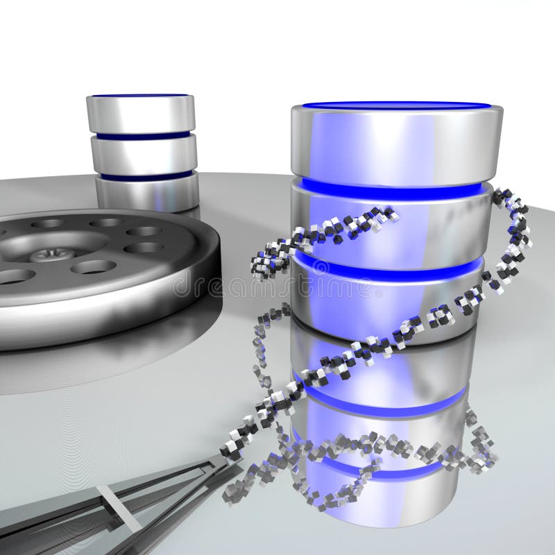 Database storage stock illustration. Illustration of structure - 17577729