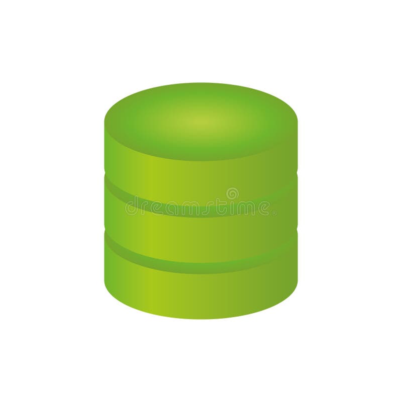 Database storage computer stock illustration. Illustration of connect ...
