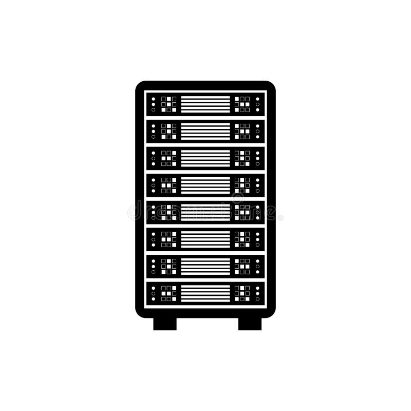 Database storage computer stock illustration. Illustration of global ...